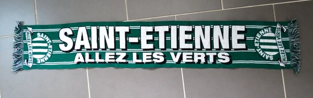 ANCIENNE ECHARPE FOOT vintage Saint-Etienne Allez les verts EUR 10,00 ...
