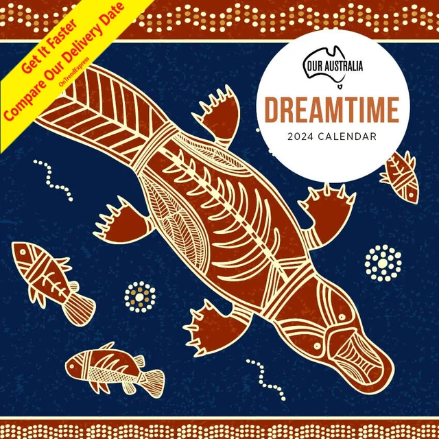 2024 OUR AUSTRALIA Dreamtime Aboriginal Wall Calendar by Paper Pocket ...