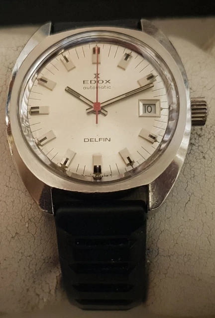 OROLOGIO DA POLSO Vintage Automatico Edox Delfin in Acciaio Inox – Cal ...