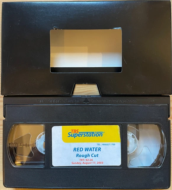 RED WATER 2003 (92:26 TRT ROUGH CUT) - Used TBS VHS- RARE VHS - Coolio ...