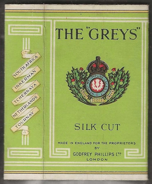 VINTAGE CIGARETTE/TOBACCO PACKET-#1677- Hull Only - Phillips The Greys ...