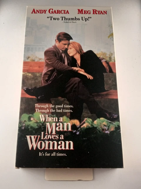 WHEN A MAN Loves a Woman (VHS) 1994 Meg Ryan, Andy Garcia, Ellen ...