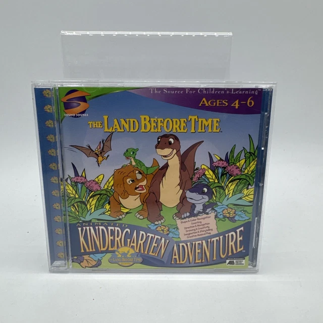 THE LAND BEFORE Time Kindergarten Adventure PC/Mac CD-ROM 1998 Juego Infantil Años 90 EUR 6,64 ...