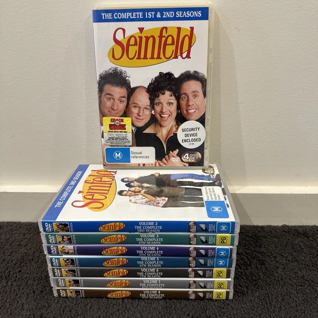 SEINFELD - COMPLETE Series Seasons 1-9 (1 2 3 4 5 6 7 8 9, DVD Region 4 ...
