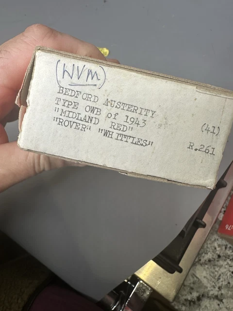 1/76 BUS BEDFORD Austerity OWB BUS Streetscene model WHITE METAL OPENED ...