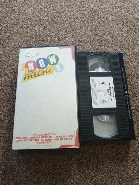 NOW THATS WHAT I Call Music 9 Vhs Tape - Rare Music Video Top Charts £4 ...