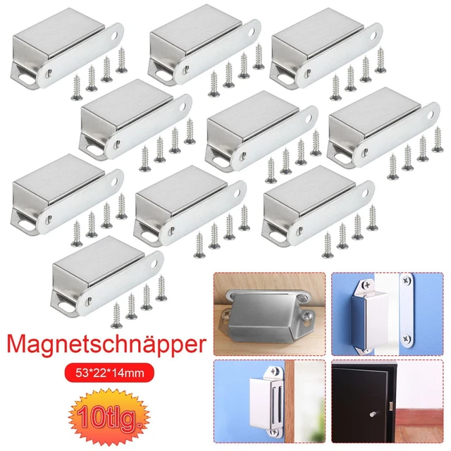 10 MAGNETI DI aspirazione per porte in acciaio inox resistenti alla ...