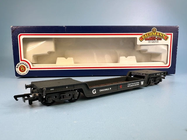 BACHMANN 33-900 45 Ton Bogie Well Wagon GWR Dark Grey - OO GAUGE £16.00 ...