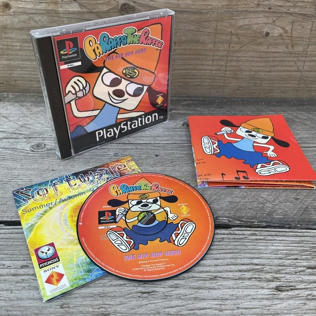 PARAPPA THE RAPPER Sony Playstation 1 Ps1 Game With Poster Official ...