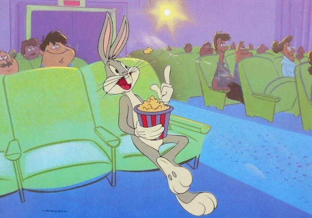 WARNER BROS ANIMATION Art Cel Bugs Bunny Movies Cinema £48.99 - PicClick UK