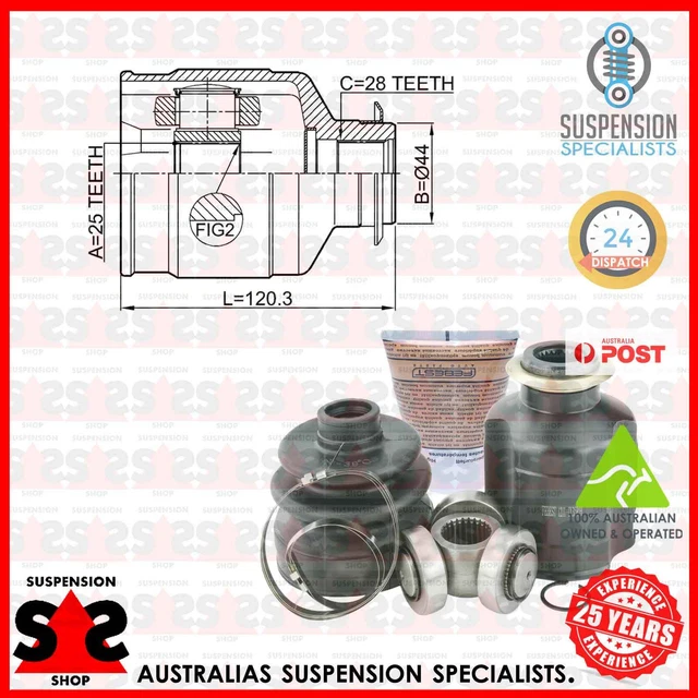 FRONT AXLE JOINT Kit, Drive Shaft Suit HYUNDAI Ix35 (Lm, El, Elh) 2.4 4WD ix35 EUR 81,78 ...