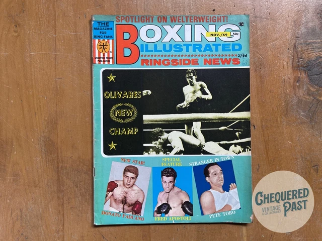 VINTAGE NOV 1969 'Boxing Illustrated' Magazine Olivares Fred Apostoli ...