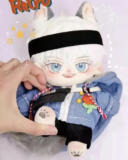 JUJUTSU KAISEN GOJO Satoru 20 cm Dress Up Cotton Doll Plush (body only ...
