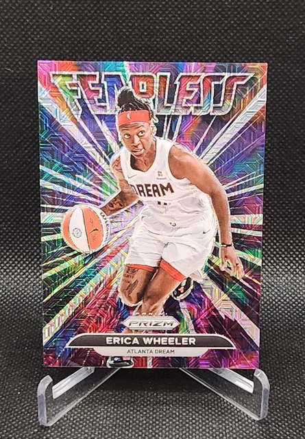 2022 PANINI PRIZM WNBA Erica Wheeler Mojo Prizm /25 insert intrépide #8 ...