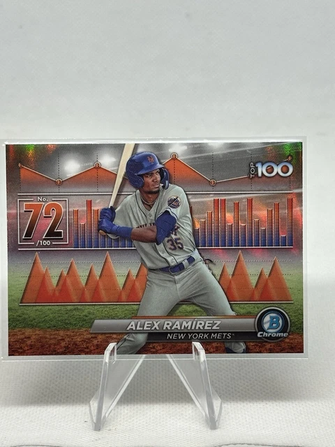 ALEX RAMIREZ 2024 Bowman Chrome Top 100 Mets de New York #BTP-72 EUR 0 ...