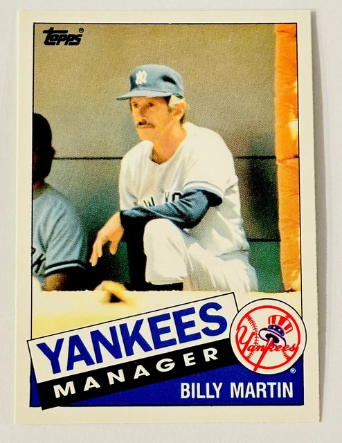 1985 BILLY MARTIN Topps échangé #75T HOF New York Yankees Manager EUR 5,60 - PicClick FR
