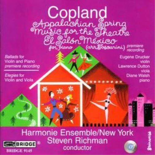 AARON COPLAND APPALACHIAN Spring (Richman, Harmonie Ensemble/ny) (CD ...