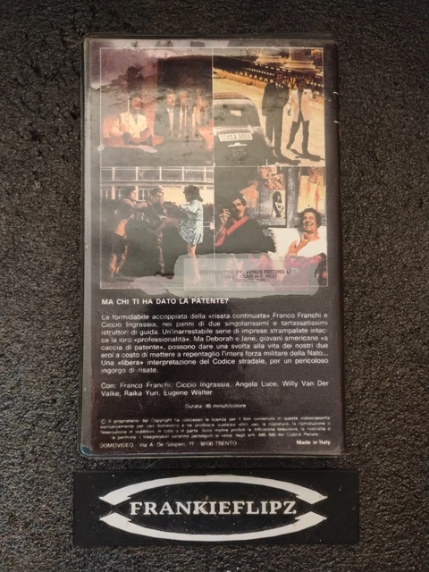 MA CHI T’HA Dato La Patente? Franco Franchi - Ciccio Ingrassia Vhs Tape ...