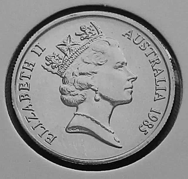 1985 UNC 10C coin Ex Mint Set In 2x2 Coin Holder- Only 2 Mil Minted ...