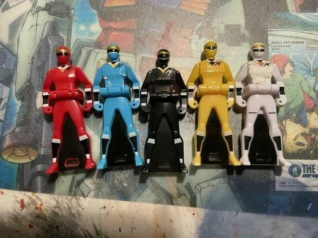POWER RANGERS SUPER Megaforce Gokaiger Ranger Key Kakuranger 5p Set ...