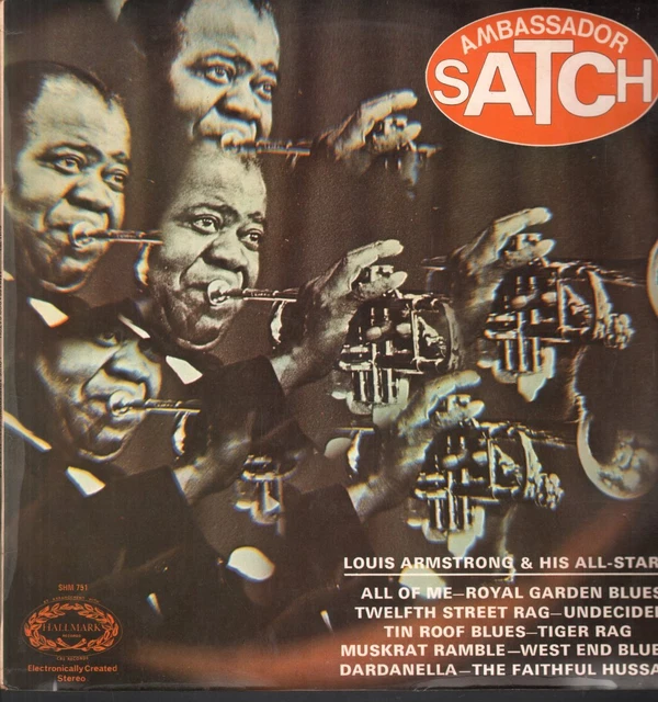 LOUIS ARMSTRONG AND His All-Stars Ambassador Satch LP vinyl UK Hallmark ...