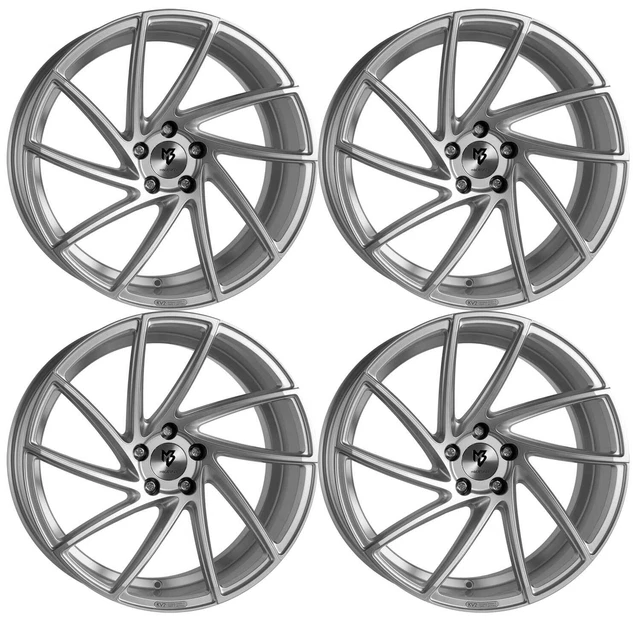 Mb Design Kv2 Alloy Wheels 4x 8 5jx19 Et33 5x112 Sil Fits Audi A4 A5 A6