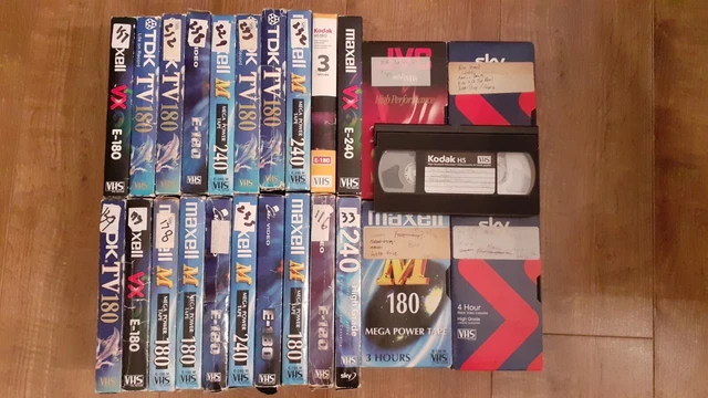 #2 25 USED VHS Tapes - Movies/TV Shows/Adverts £15.00 - PicClick UK