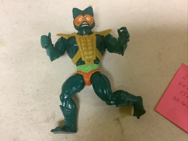 MERMAN FIGURE 1981 Masters Of The Universe He-Man Mattel Vintage Soft ...
