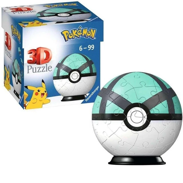 PUZZLE 3D RAVENSBURGER, PokéBall 54 Pièces EUR 43,67 - PicClick FR