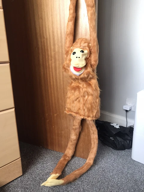 VENTRILOQUIST RETRO KIDS Monkey Puppet Wrap Arms Around Neck Waist ...