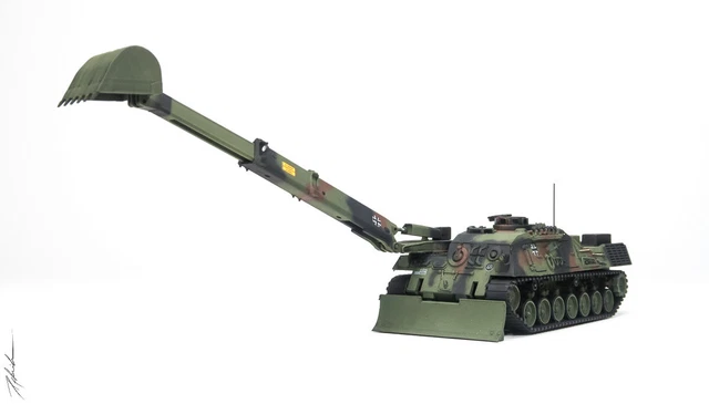 1:87 PIONIERPANZER 2 A1 Dachs Bundeswehr Minitanks Roco Y-Modelle ...
