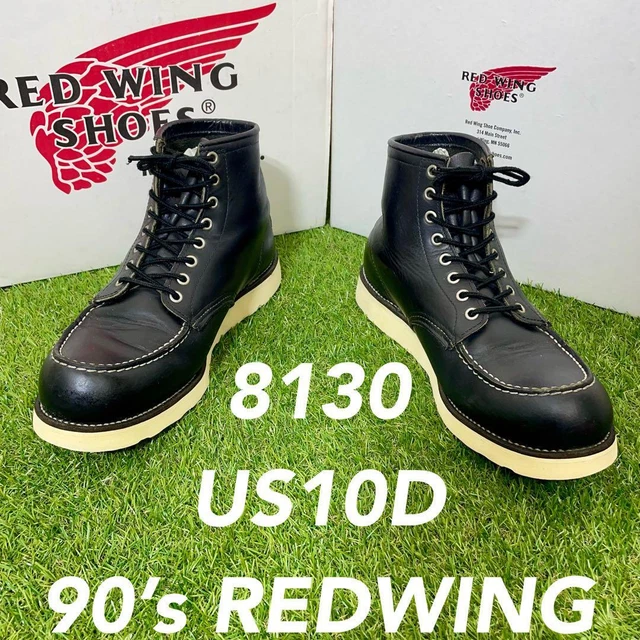 RED WING 8130 Irish Setter SizeUS:10D Leather Black 0015568K Authentic ...