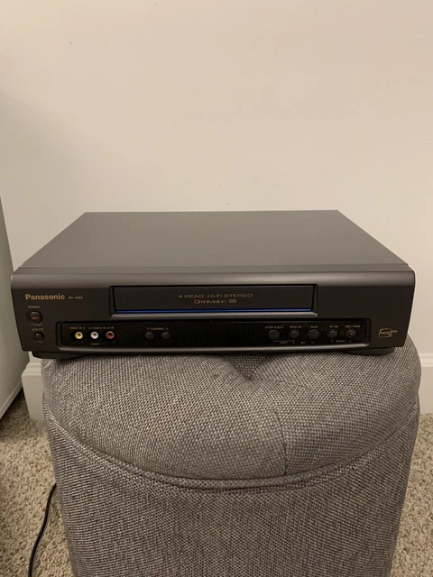 PANASONIC VHS PV-7452 Omnivision Blue Line 4 Head VCR Player Recorder ...