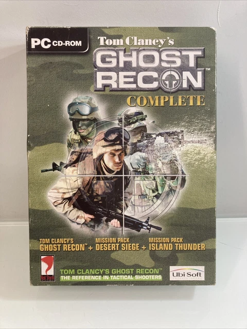 TOM CLANCY'S GHOST Recon (2002, Complete Edition) Big / Little Box £9. ...