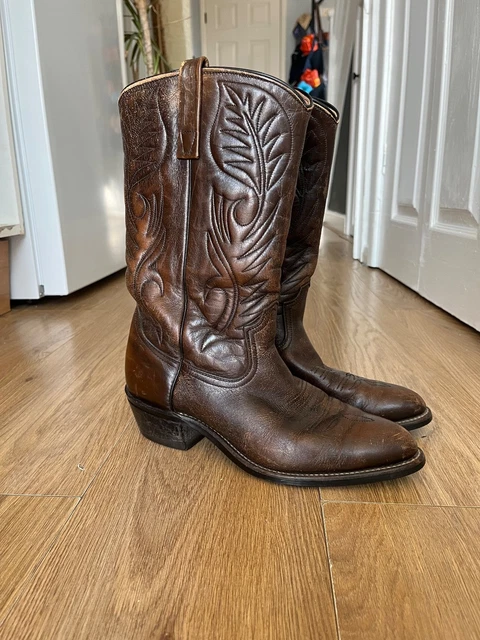 VINTAGE RED WING Pecos 9801 Brown Cowboy Boots US Size 8.5 £42.28 ...