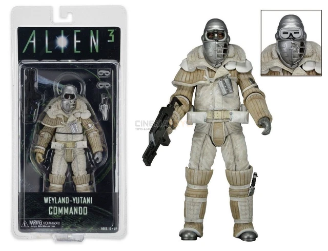 ALIENS ACTION FIGURE Series 8 Weyland Yutani Commando 18CM Alien 3 NECA ...