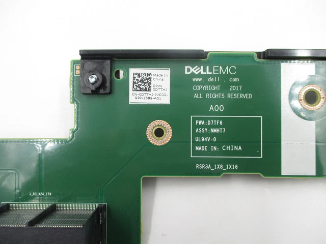 DELL EMC POWEREDGE Server R740 R740XD Riser Board Dell P/N:0DTTHJ ...