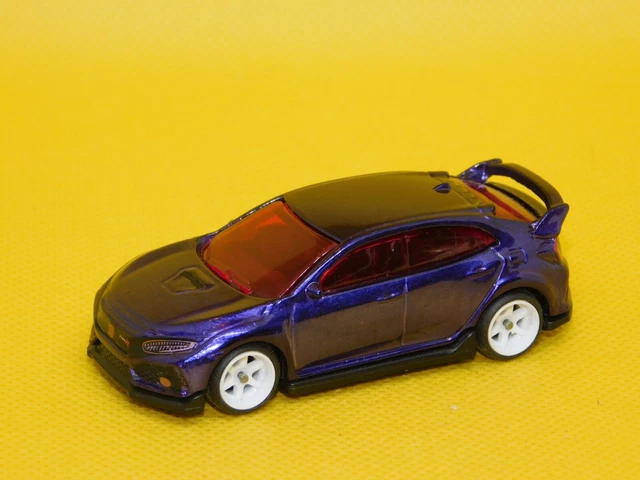 HOT WHEELS CUSTOM Honda Civie Type R Purple White Wheels £6.18 ...