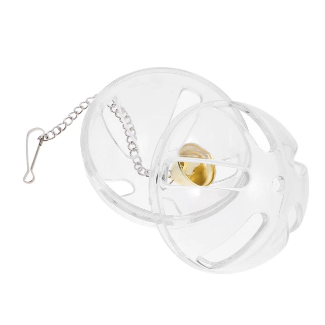 PARROT FORAGING BALL Toy Bird Feeder Plastic Ball Toy Interactive ...