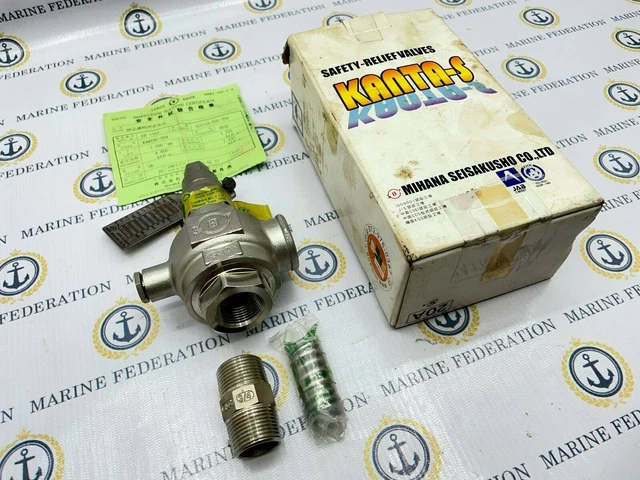 MIHANA SEISAKUSHO KANTAE-SU4 Safety Relief Valves Pressure 1.5 MPa Size 20 £108.41 - PicClick UK