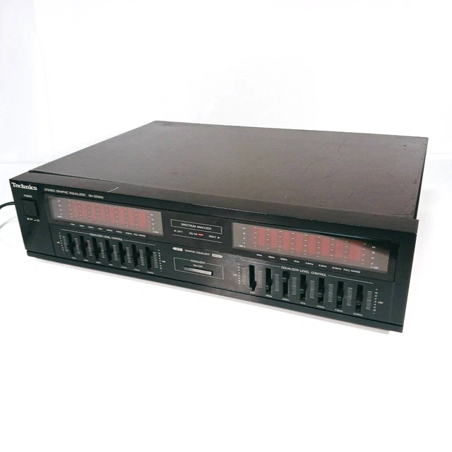 TECHNICS STEREO GRAPHIC Equalizer SH-D5000 100V 10W Tasted Working ...