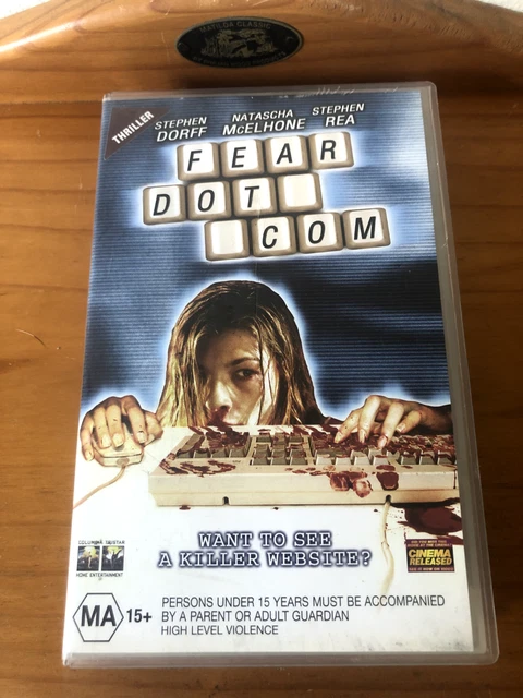 FEAR DOT COM VHS Ex-Rental Rare. PAL Format Untested $32.00 - PicClick AU