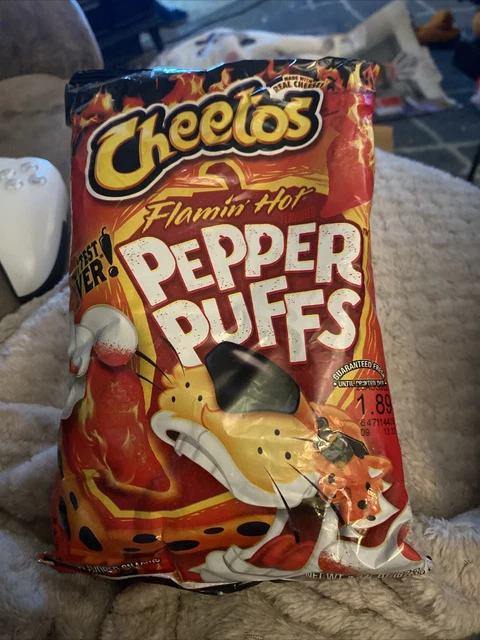 RARE CHEETOS FLAMIN’ Hot Pepper Puffs NEVER OPENED $30.00 - PicClick