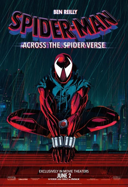 SPIDER-MAN ACROSS THE Spider-Verse 2023 Movie Poster 24x36" Ben Reilly ...