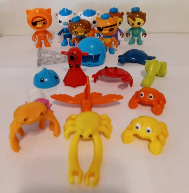 HTF MATTEL OCTONAUTS Replacement Lot 7 Figures & 11 Sea Creatures £28. ...