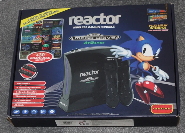 SEGA MEGA DRIVE Reactor Wireless Gaming Console - Brand New & Boxed £19 ...