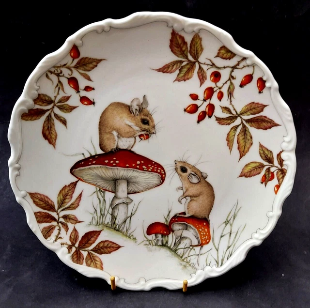 BONE CHINA ROYAL Albert Country Walk Collection Plate - Autumn Playtime ...