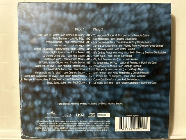 RARE 2CD SET No Longer Made Limited Mercedes Sosa Con Todos Una Vida En ...