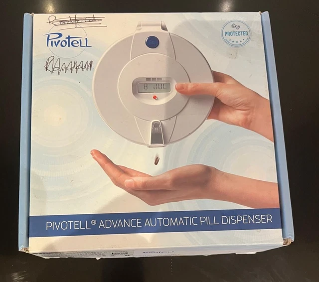 PIVOTELL ADVANCED AUTOMATIC Pill Dispenser Box with Timer and Alarm £26 ...