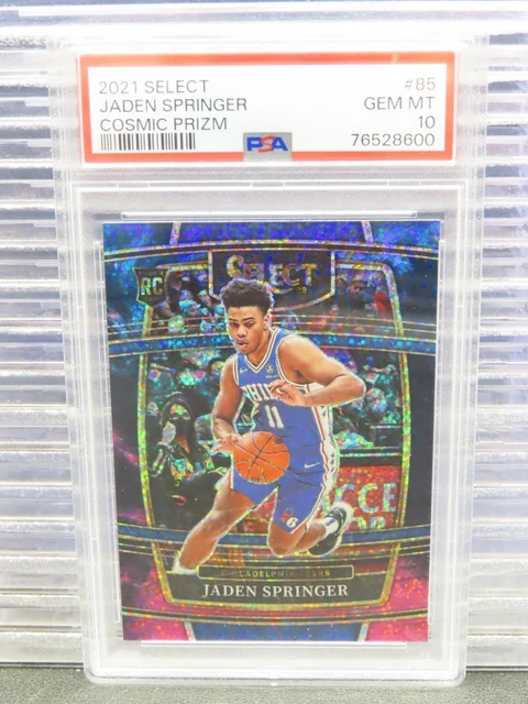 2021-22 SELECT JADEN Springer Concourse Cosmic Prizm SSP Rookie RC #85 ...